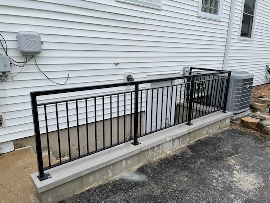 Brick wall repair / Rail Installation - Midland Masonry